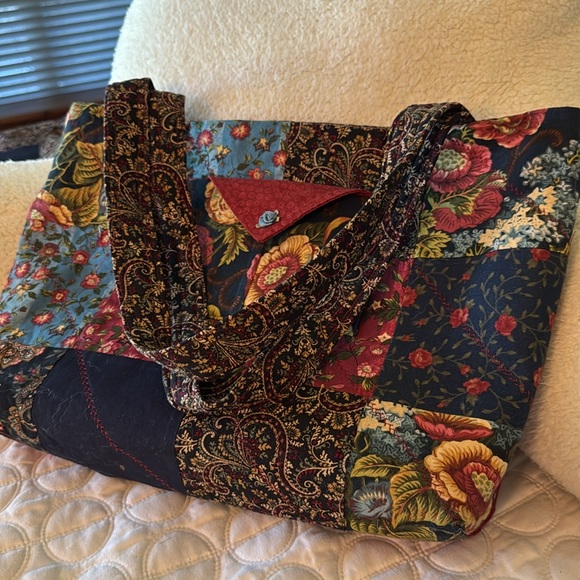 Hand Crafted | Bags | Hand Crafted Quilted Tote Bag | Poshmark